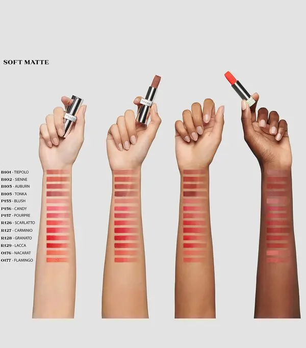 PRADA BEAUTY Prada Monochrome Soft Matte Lipstick - Red