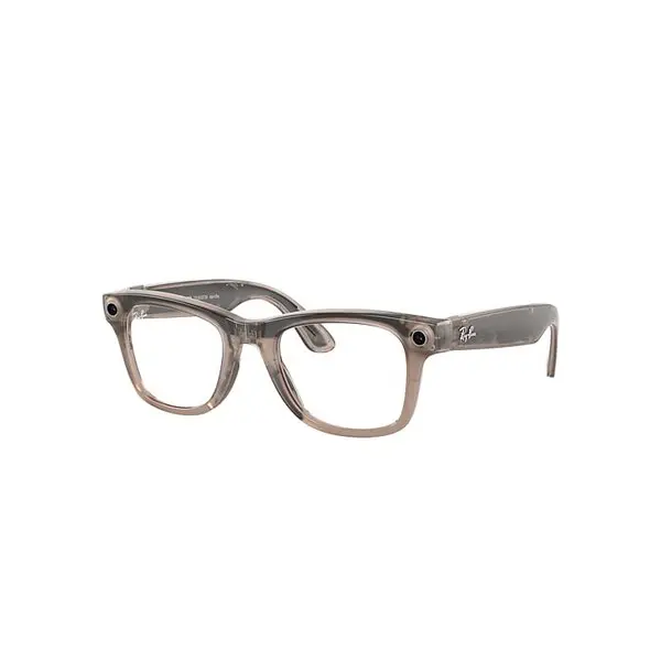 Ray-ban Wayfarer Ai Glasses - Warm Stone