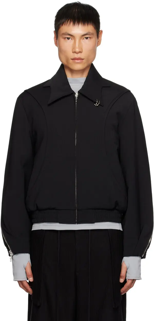 Cmmawear Batwing Piercing Jacket - Black | Editorialist