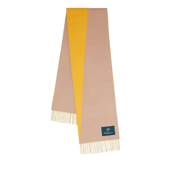 Mulberry Cashmere Blend Bi-colour Scarf