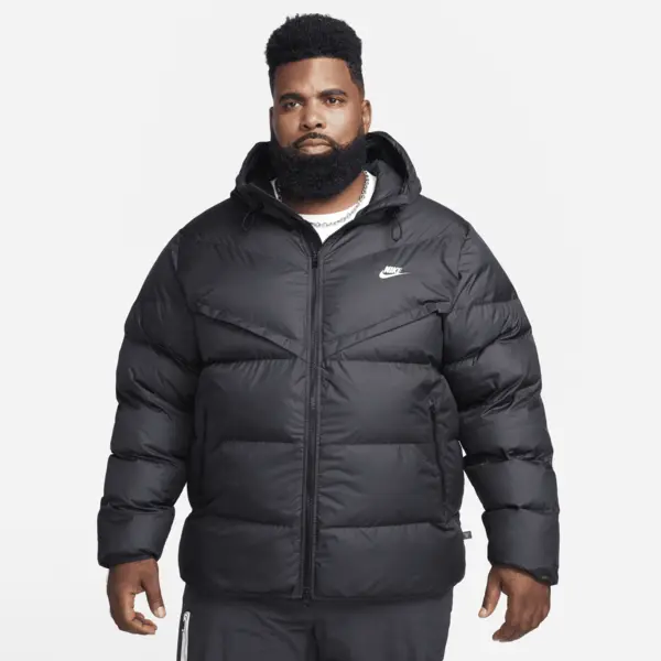 Nike Windrunner Primaloft® Storm-fit Hooded Puffer Jacket - Black