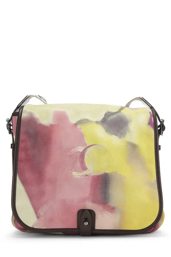 Chanel Suede Flower Power Messenger Bag