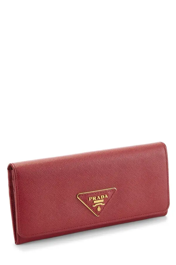 Prada Saffiano Continental Wallet