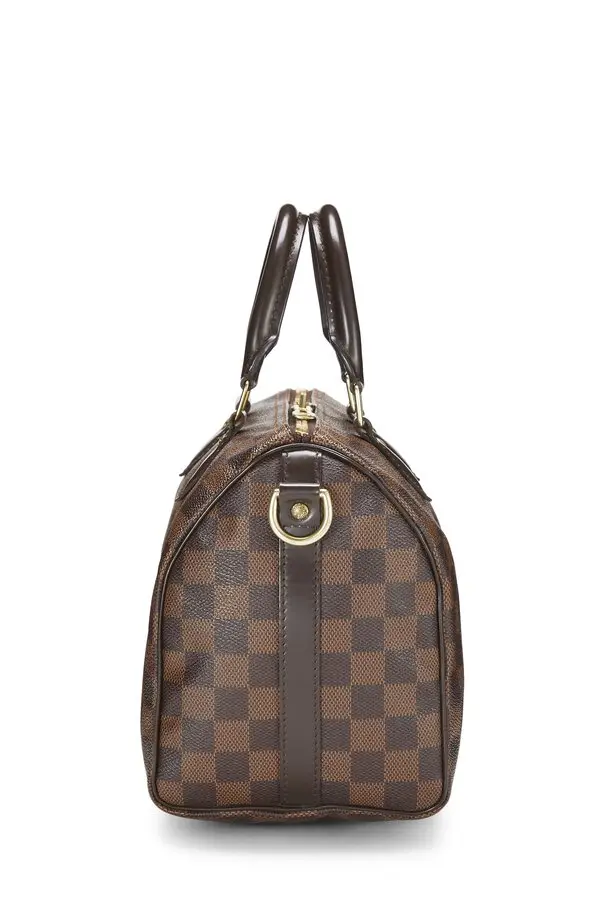 LOUIS VUITTON Damier Ebene Speedy Bandouliere 25 - Brown