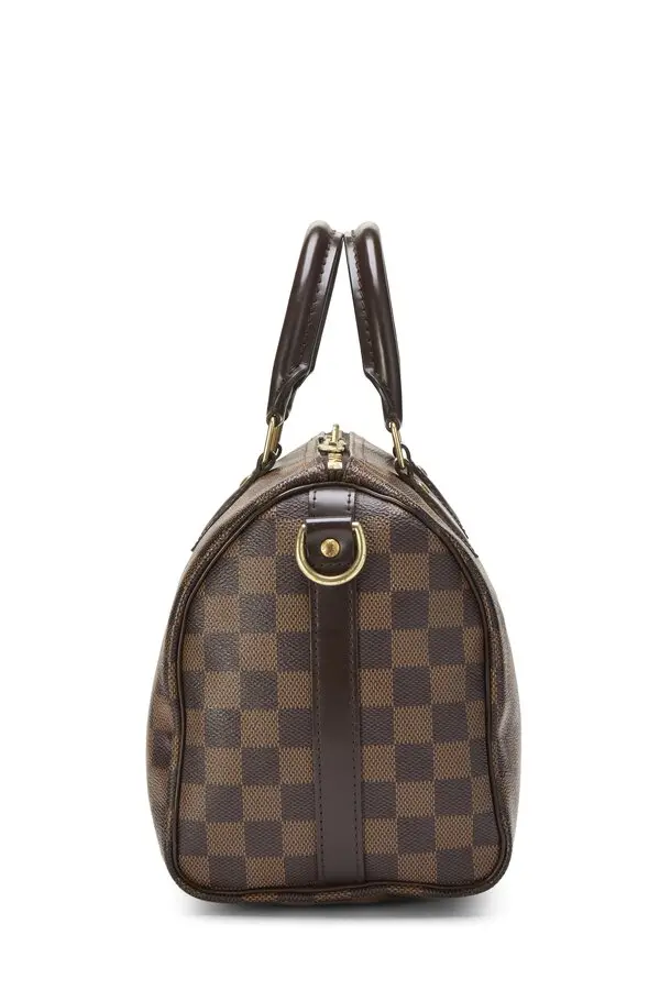 LOUIS VUITTON Damier Ebene Speedy Bandouliere 25