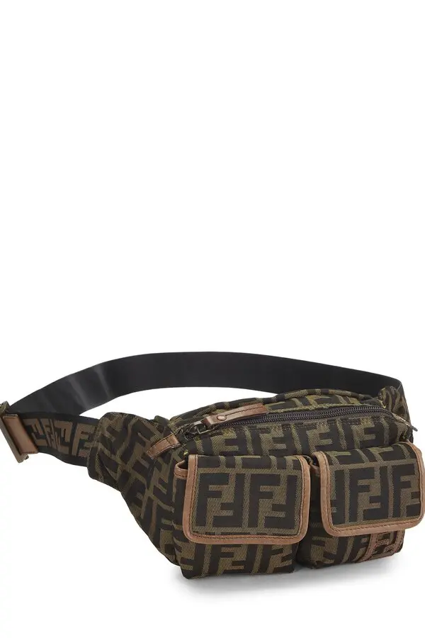 FENDI Zucca belt Brown Nylon canvas Women FENDI Zucca belt Brown Nylon canvas Women | eBay main image 3
