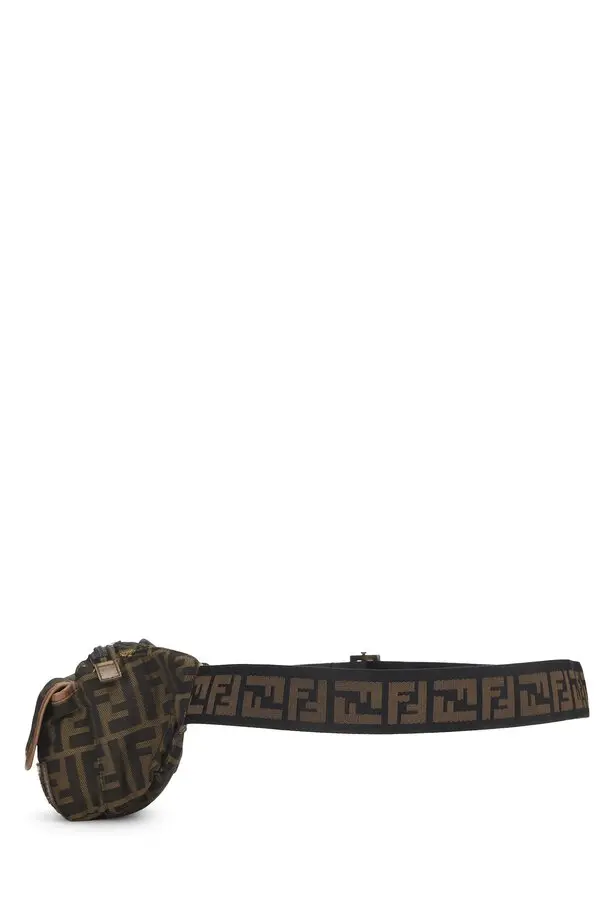 Fendi Zucca Canvas Belt Bag - Brown | Editorialist display picture 1