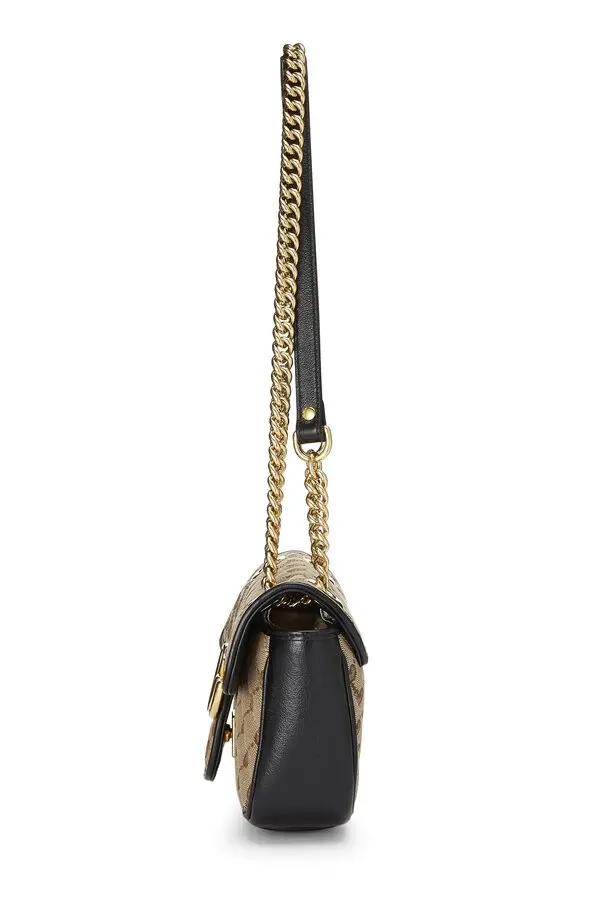 Gucci Original Gg Canvas Marmont Shoulder Bag Mini