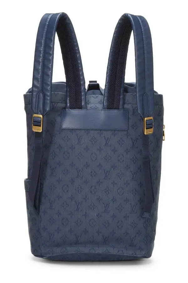 LOUIS VUITTON Monogram Denim Chalk Backpack
