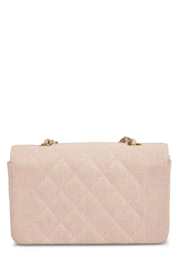 Chanel Linen Diana Flap Bag