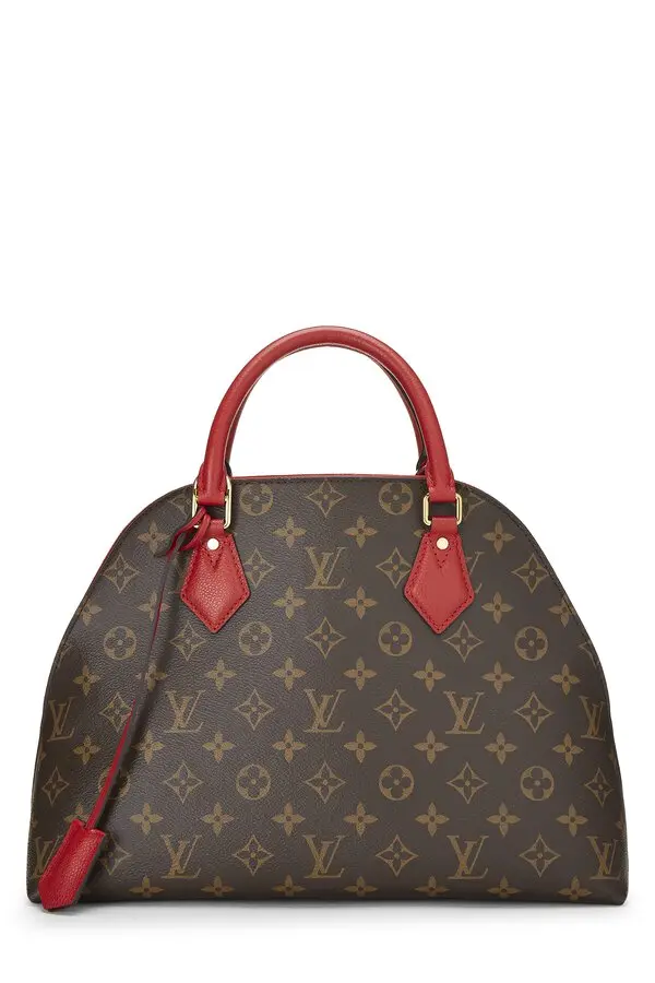 LOUIS VUITTON Monogram Canvas Alma Bnb - Red