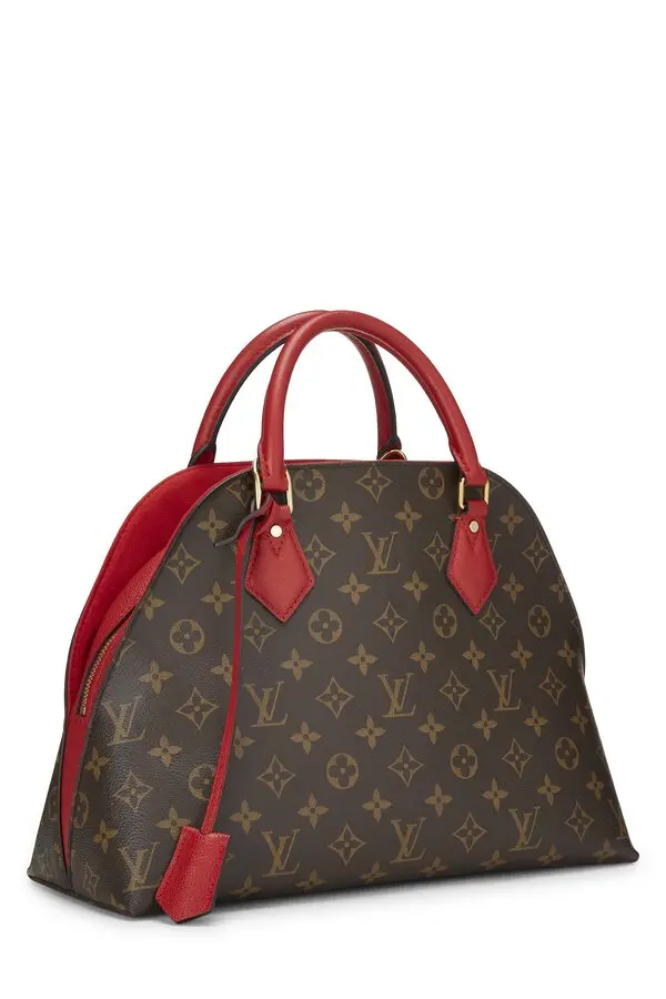 LOUIS VUITTON Monogram Canvas Alma Bnb - Red