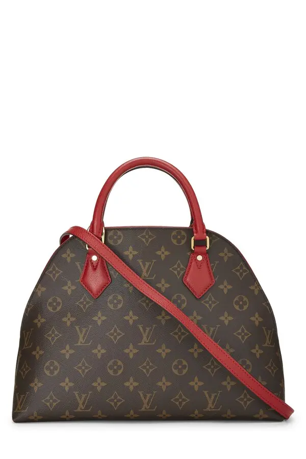 LOUIS VUITTON Monogram Canvas Alma Bnb - Red