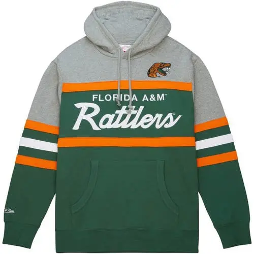 Mitchell & Ness Florida A&m Rattlers Head Coach Pullover Hoodie