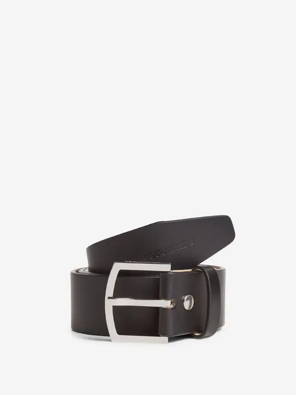 Dsquared2 Leather Belt - Black