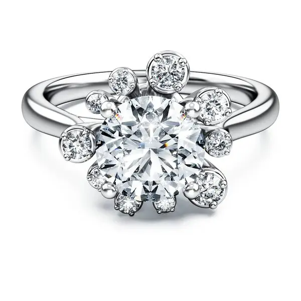 SWAROVSKI Galaxy Gold Diamond Ring - White