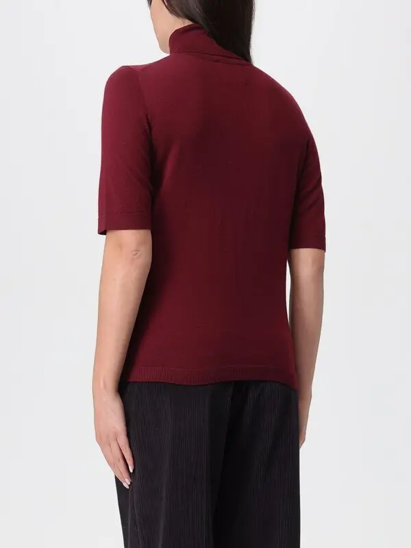ALLUDE Pullover Sweater - Burgundy