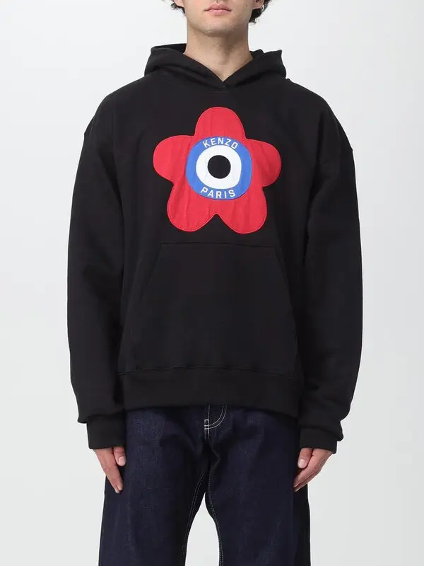 Kenzo Cotton Hoodie - Black