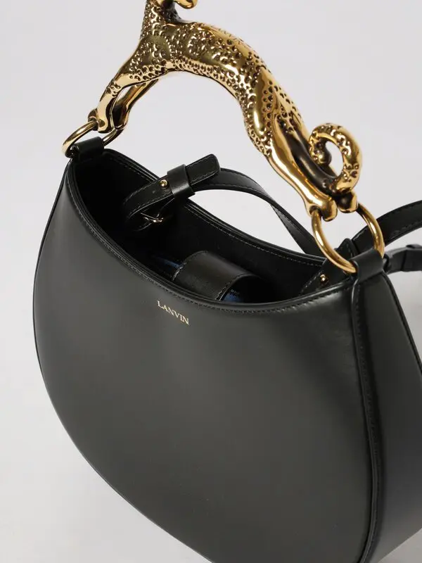 LANVIN Handbag With Decorative Clasp - Black