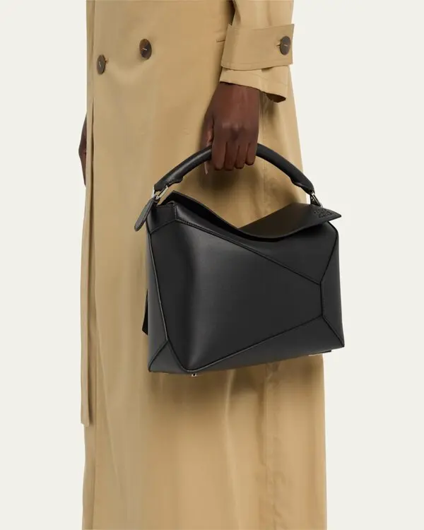Loewe Puzzle Edge Top-handle Bag - Black