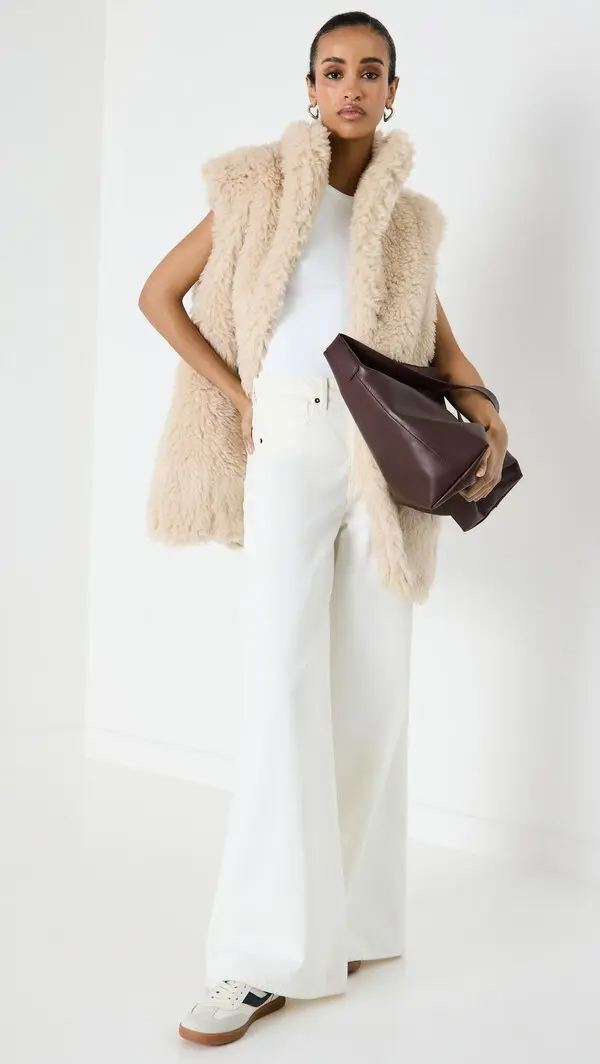 Madewell The Essential Bucket Tote - Chocolate Raisin Leather