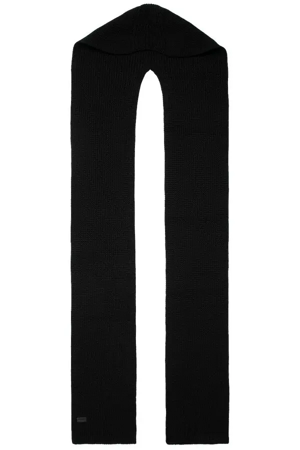 Saint Laurent Hood Scarf - Black