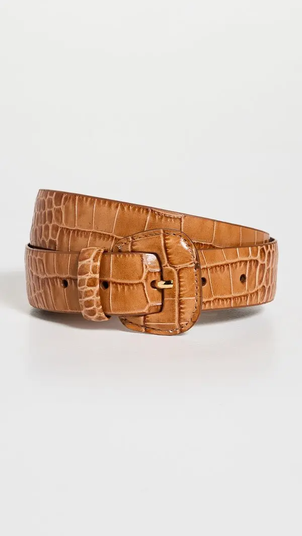 Anderson's Croc-effect Leather Belt