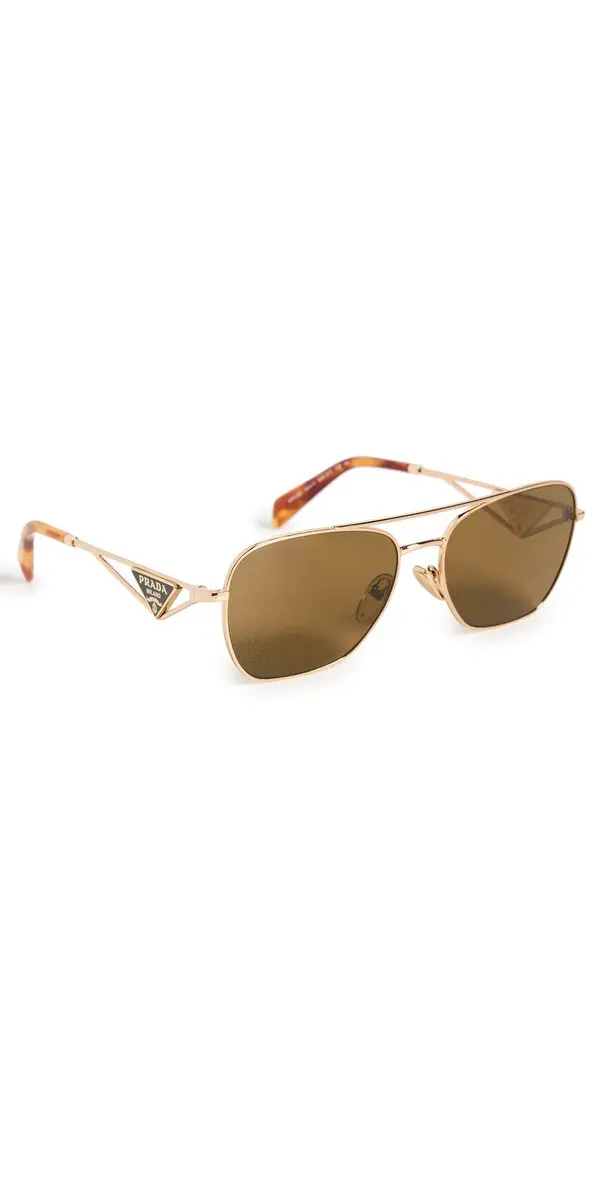 Prada Triangle Logo Aviators