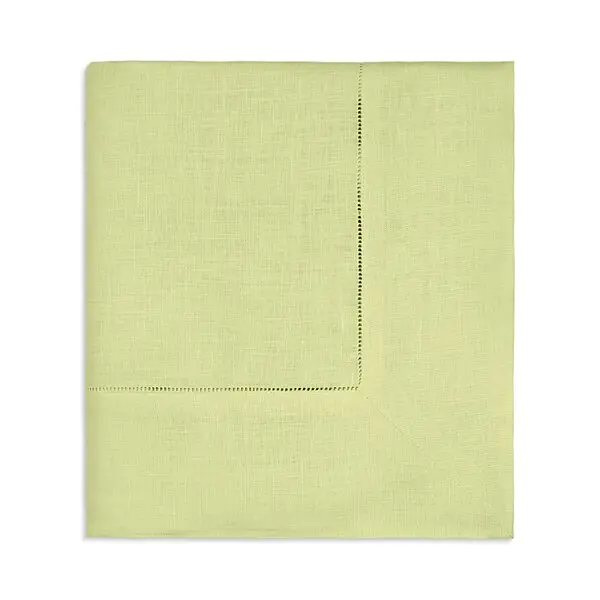 SFERRA Festival Square Hemstitched Tablecloth, 66 X 66 - Kiwi