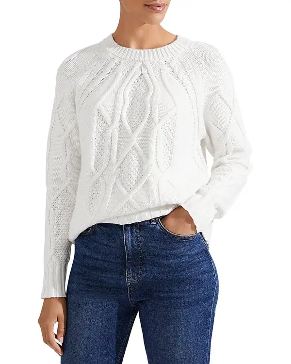HOBBS LONDON Maja Cable Knit Sweater