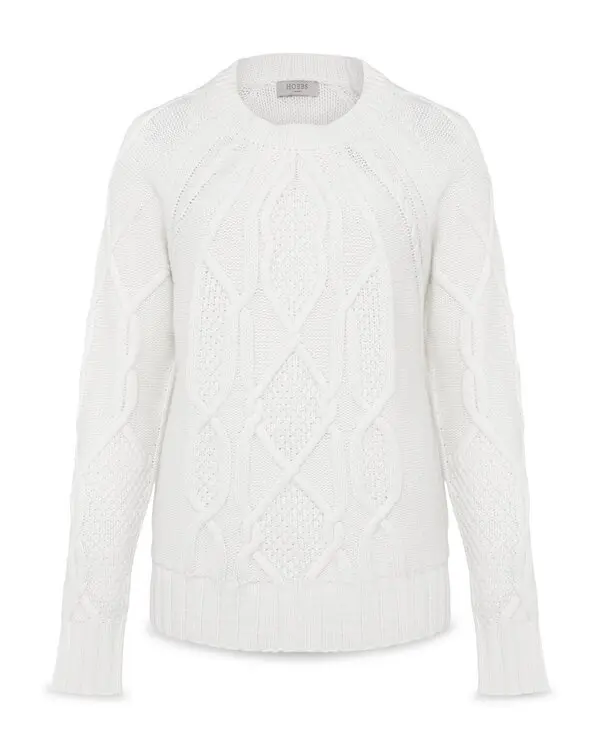 HOBBS LONDON Maja Cable Knit Sweater