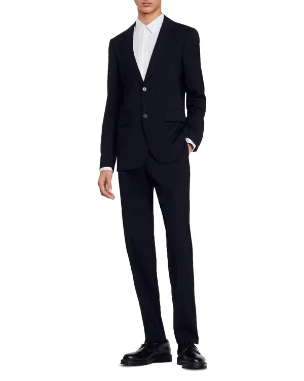 Sandro Formal Suit Jacket - Black