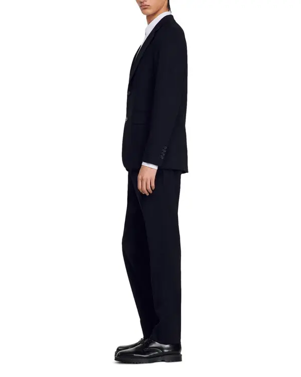Sandro Formal Suit Jacket - Black