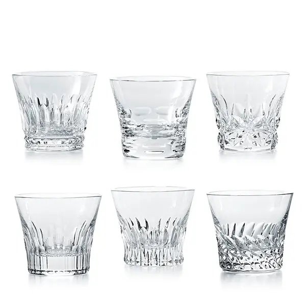 THE MARTHA, BY BACCARAT Everyday Tumbler Ii #3 Old Fashion Tumbler, Set Of 6 - Clear