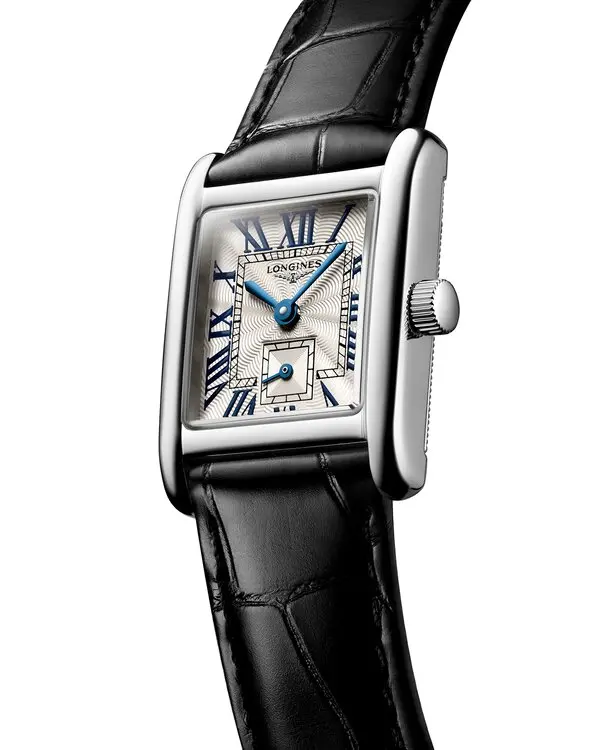 LONGINES Mini Dolcevita Watch, 21.5mm X 29mm - Silver/black