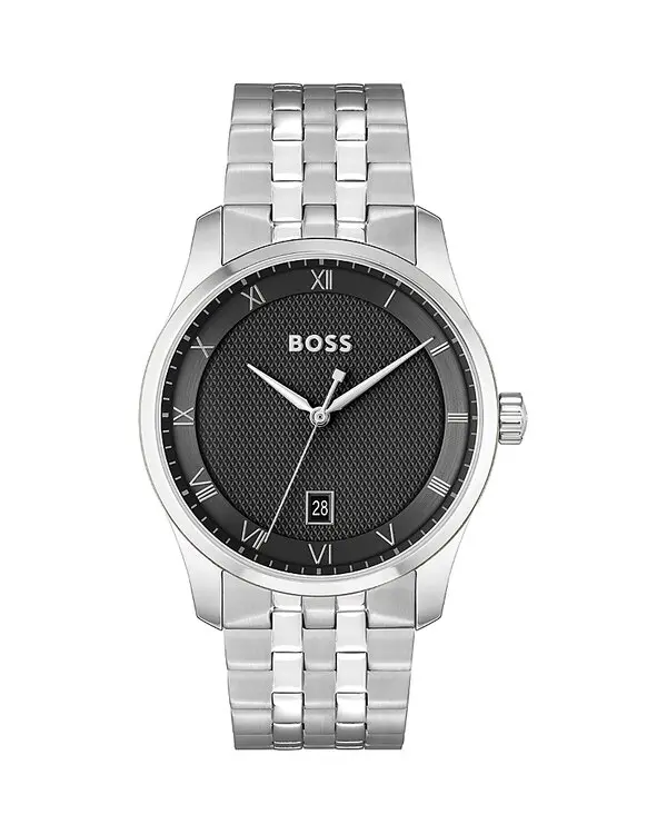 Hugo Boss Principle Watch, 41mm - Black/silver