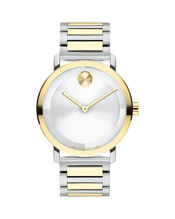 Movado Two-tone Bracelet Watch 40mm - Silver/two-tone