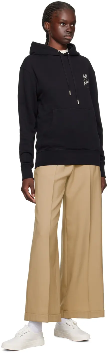 Sweat-shirt Café Kitsuné Noir Homme L - Coton Col Rond Occasion Parfait
