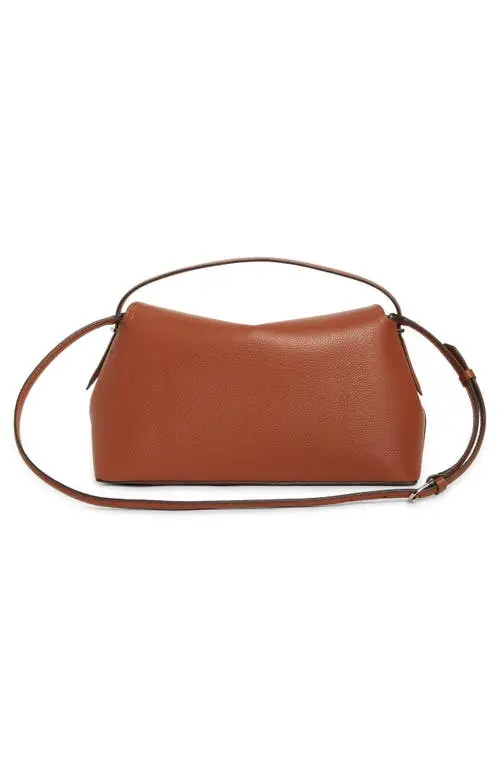 TOTEME T-lock Curved Leather Shoulder Bag - Sienna