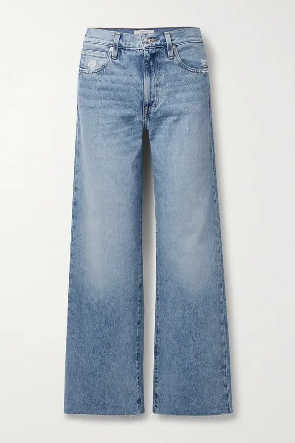SLVRLAKE Grace High-rise Wide-leg Jeans - Blue