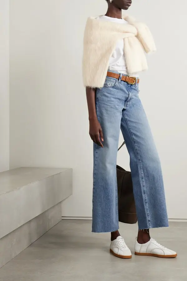 SLVRLAKE Grace High-rise Wide-leg Jeans - Blue