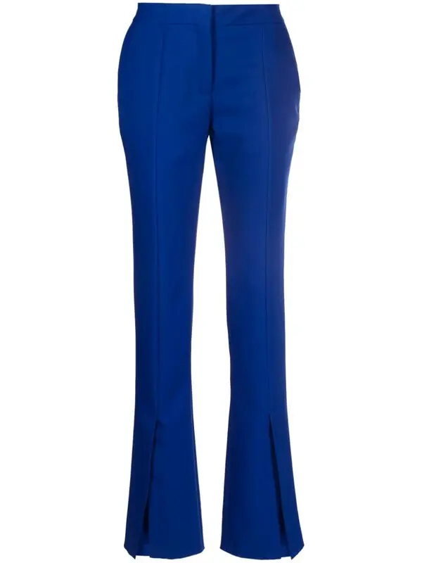 Off-White Tailored Slit Trousers - Blue