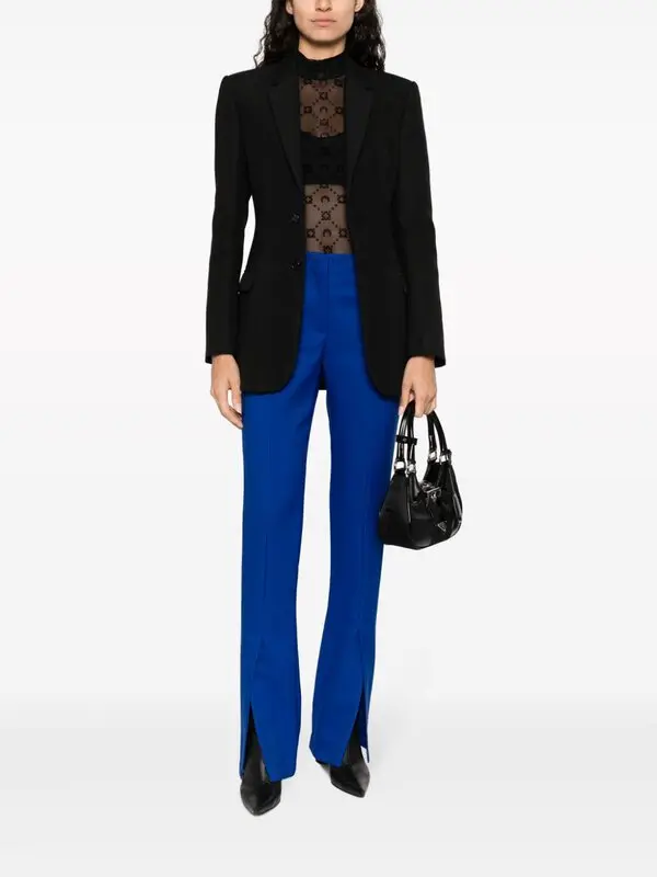 Off-White Tailored Slit Trousers - Blue