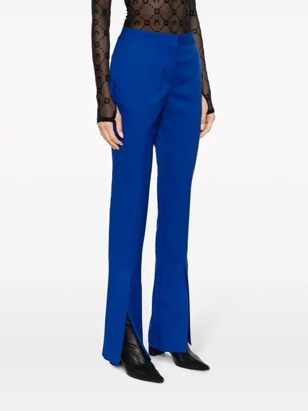 Off-White Tailored Slit Trousers - Blue