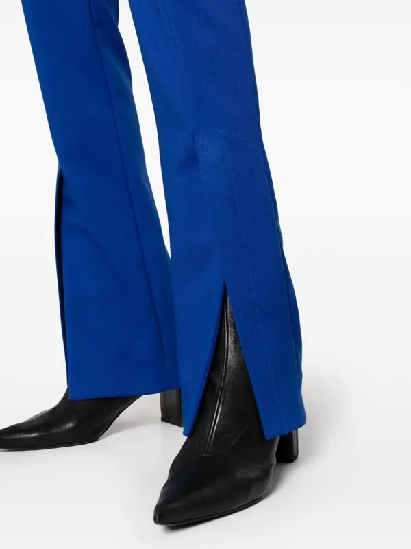 Off-White Tailored Slit Trousers - Blue