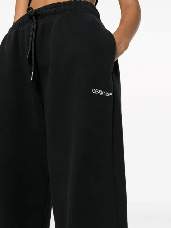 Off-White Bookish Logo-embroidered Track Pants