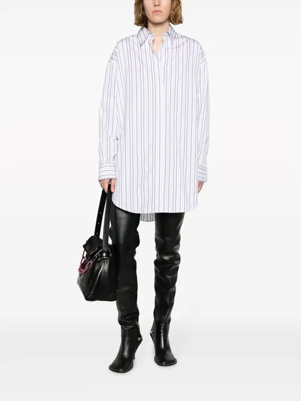 Off-White Striped Cotton Shirt