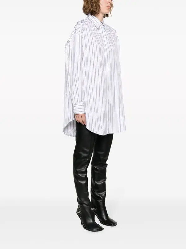 Off-White Striped Cotton Shirt