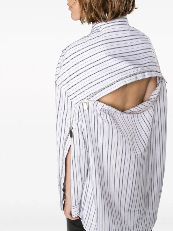 Off-White Striped Cotton Shirt