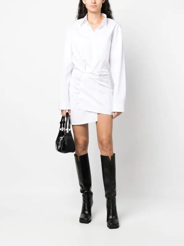 Off-White Asymmetric Shirtdress